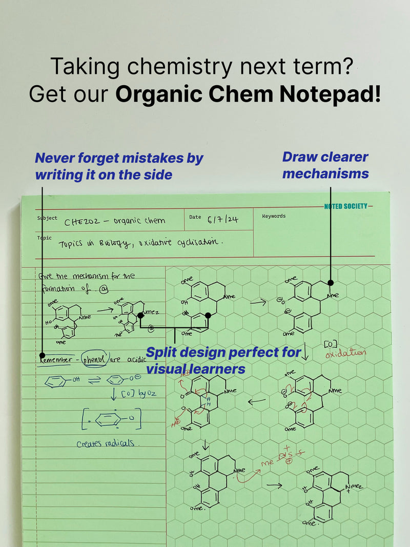 Organic Chemistry Notepad